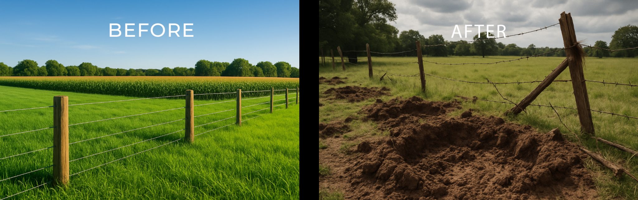 How to Spot Feral Hog Damage Before It’s Too Late